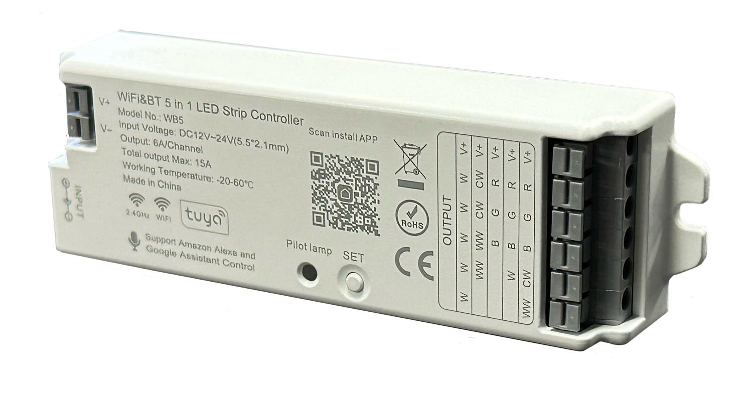 WIFI Controller for RGB and RGBW Tapelight